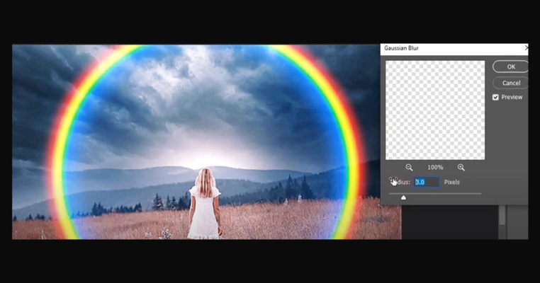 How to Add Rainbow Effect in Photoshop – Photoshop Clipping Mask
